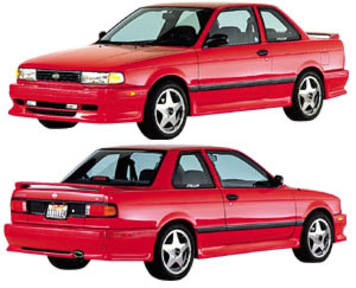 1991-1994 Nissan Sentra Sedan STILLEN Body Kit