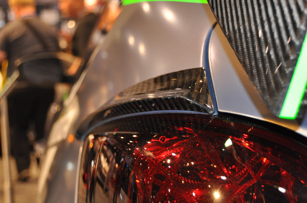 2012-2017 Hyundai Veloster C-FX Carbon Fiber Rear Tail Lamp Canards AR