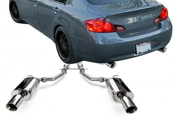 2009-13 Infiniti G37 Sedan Stainless Cat-Back Exhaust